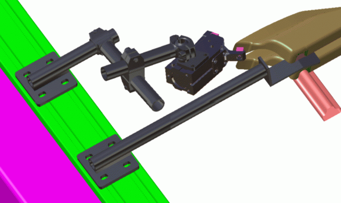 Efector final fácil de la transferencia del ajuste, efector final ...